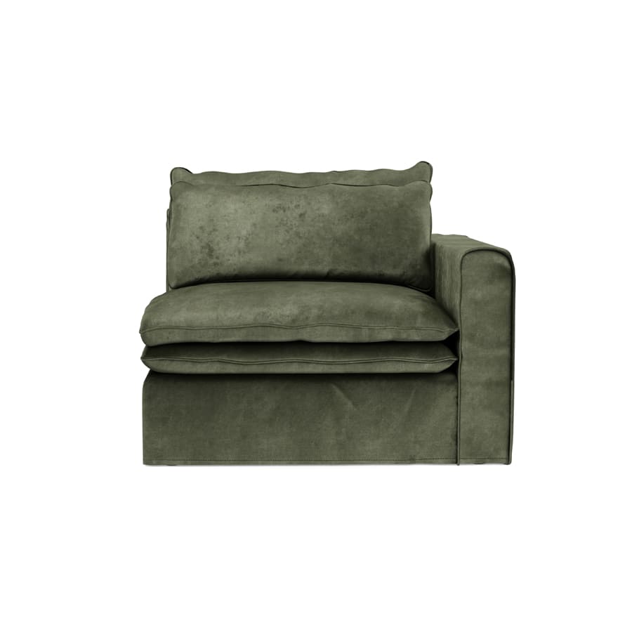 Continental Corner Right Velvet Ivy