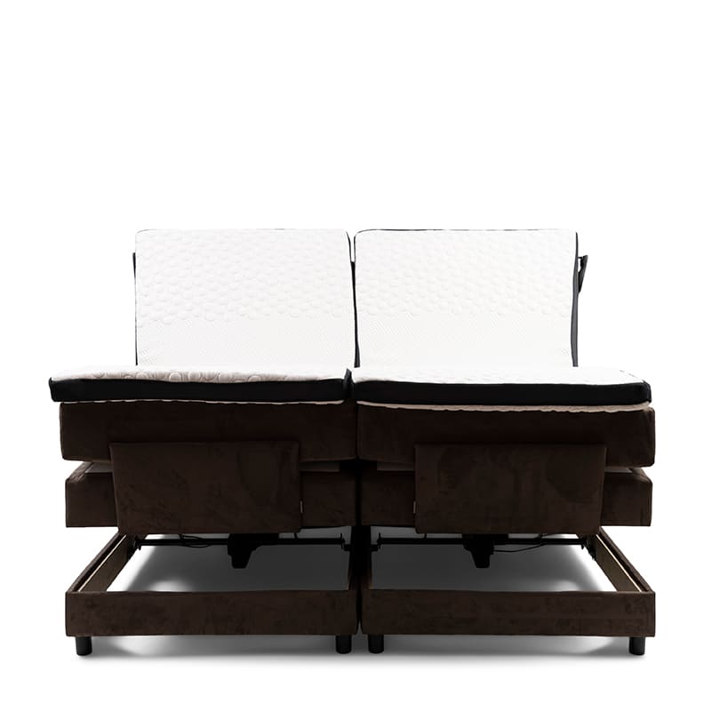 Corso Roma Boxspring Electric 180x200, scottish suede, brown sugar ...