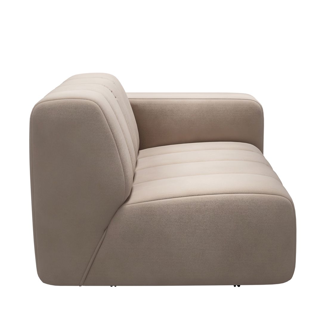 Dazzle Corner Arm Right Light Taupe